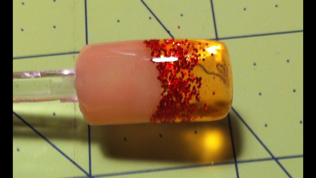Translucent Colored UV Builder Gel Tutorial and Review - YouTube