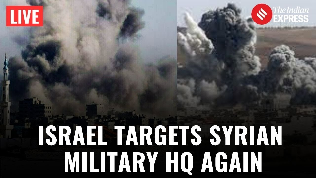 LIVE: Damascus Skyline Lit Up After Israeli Strikes on Syrian Defence ...