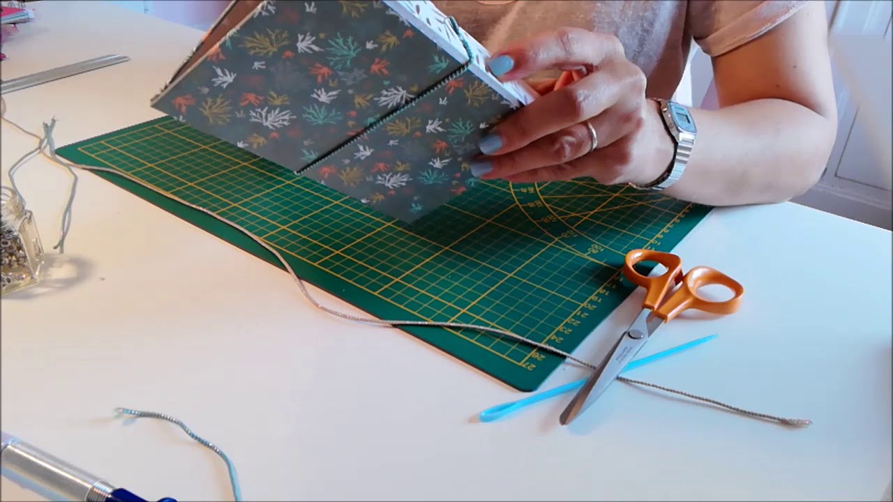 DIY Traveler's NoteBook avec une couverture rigide (partie 2) - YouTube