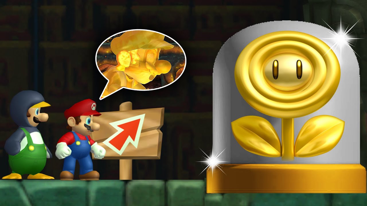 New Super Duper Mario Bros. Wii - 2 Player Co-Op Walkthrough #11 - YouTube