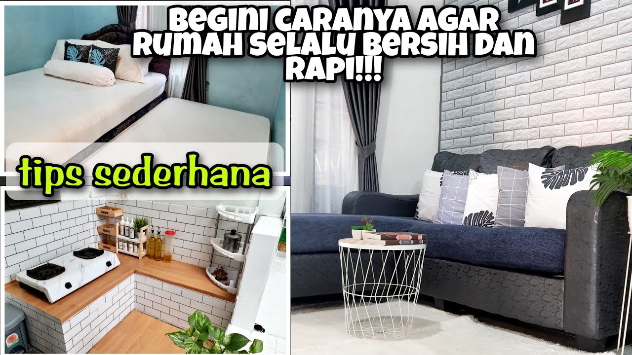 TIPS AGAR RUMAH SELALU BERSIH DAN RAPI⁉️CARA MEMBERSIHKAN ‼️Zulaikha ...