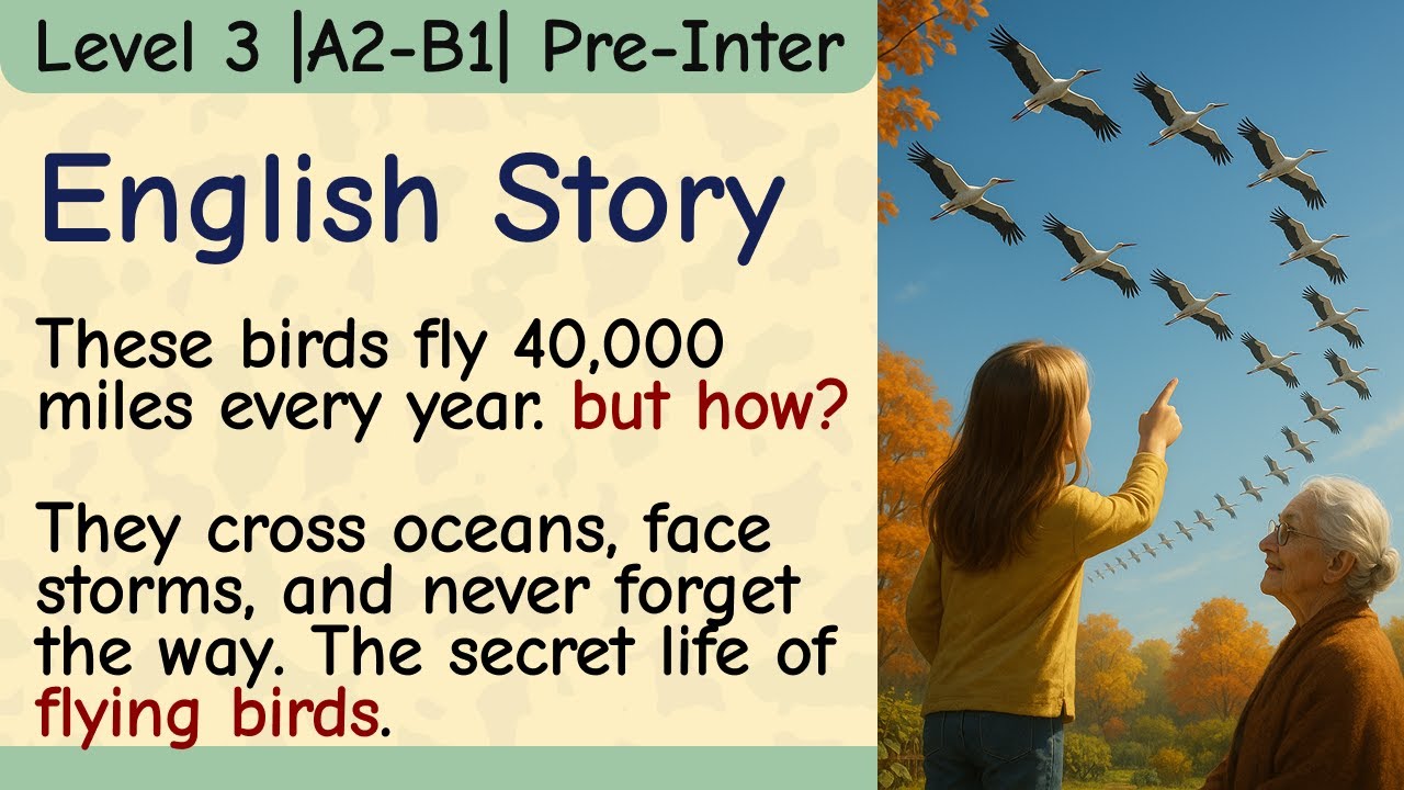 Sofia and the Secret of Flying Birds | Learn English Through Story ...
