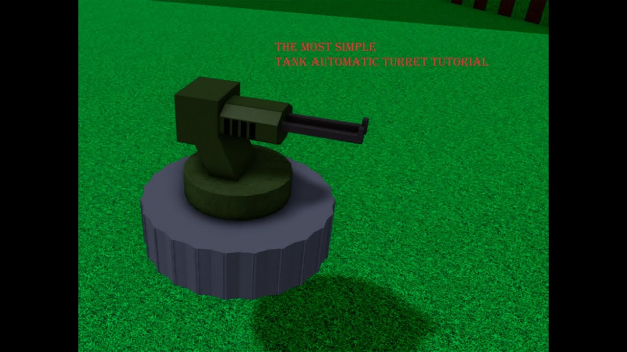 THE MOST SIMPLE automatic tank turret tutorial [Build a boat for ...