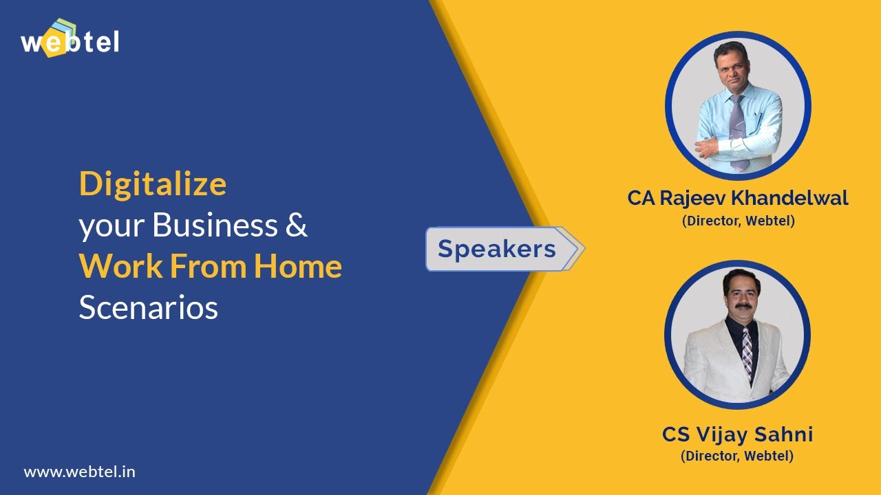 Digitalize Your Business & Work From Home Scenarios | Webtel Talks ...