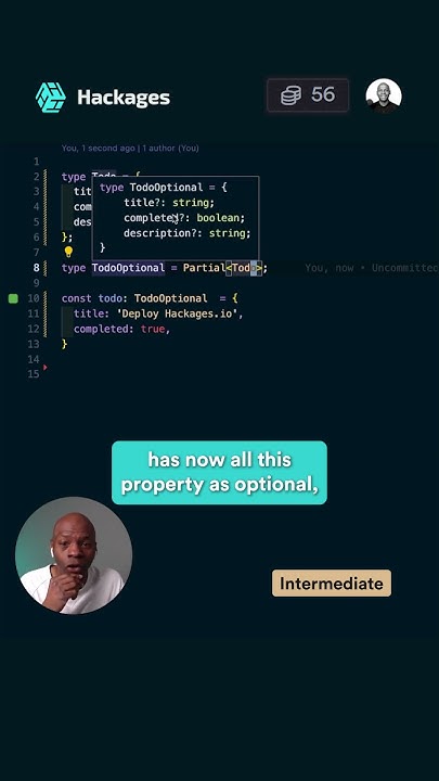 Composing Types In Typescript Using Pick And Partial Shorts Youtube 9997