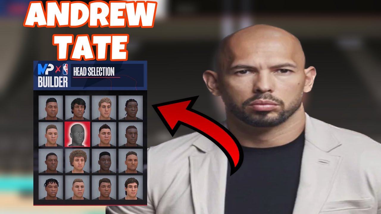 Best ANDREW TATE! Face Creation in NBA2K24! - YouTube