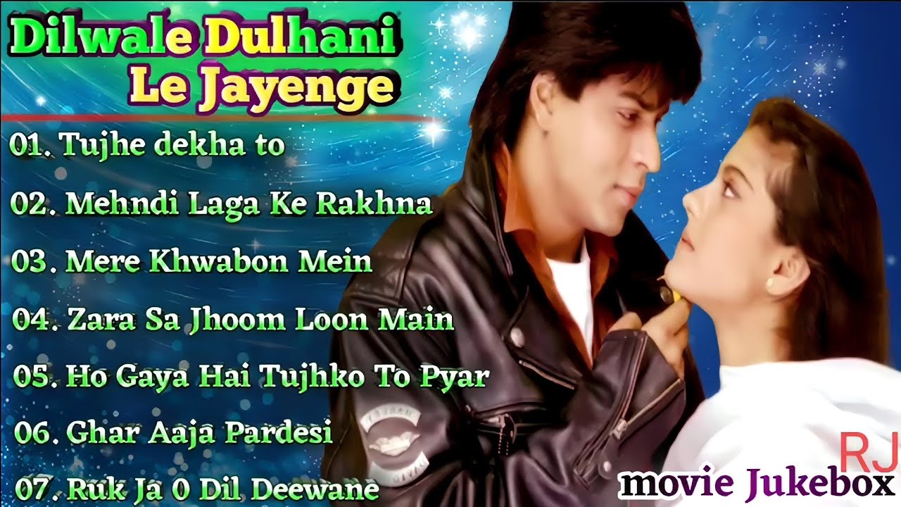 Dilwale Dulhania Le Jayenge Movie All Songs Shahrukh Khan Kajol Golden