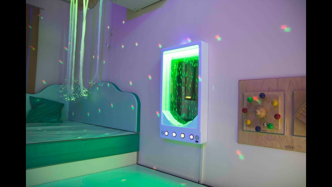 Nieuwe snoezelkamer Wilhelmina Kinderziekenhuis - YouTube