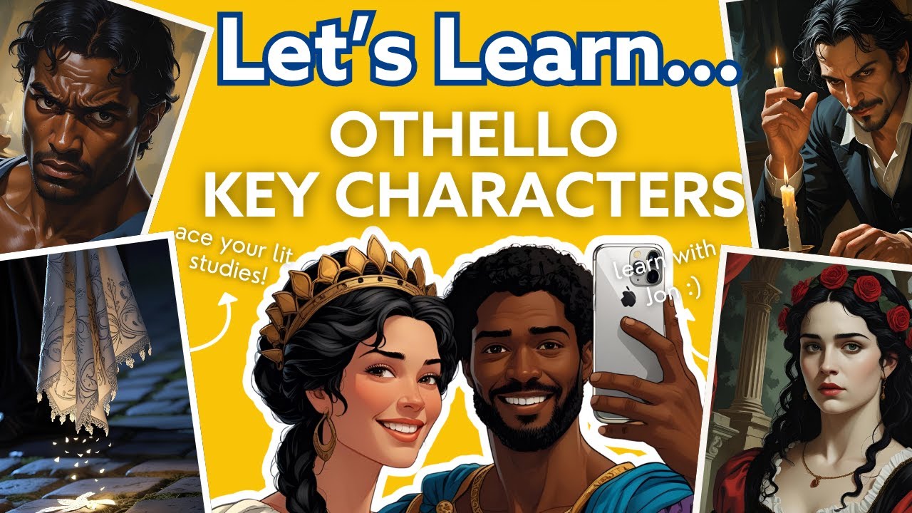 ⚔️ Othello – Key Characters Explained! | A Level English Literature ...