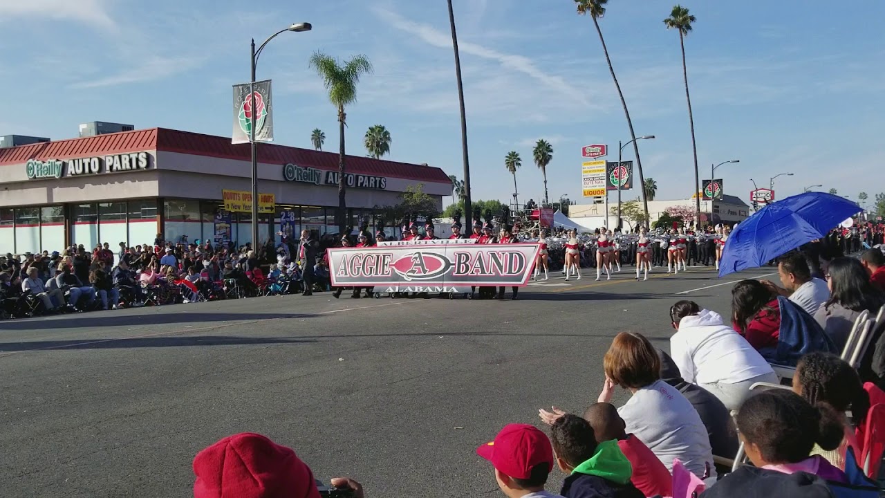Aggie Band from Alabama in Rose Parade 2018 - YouTube