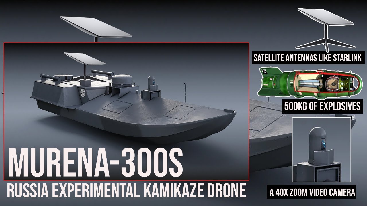 Russia Uses Experimental Murena-300 Maritime Drone in Attack on Odesa ...