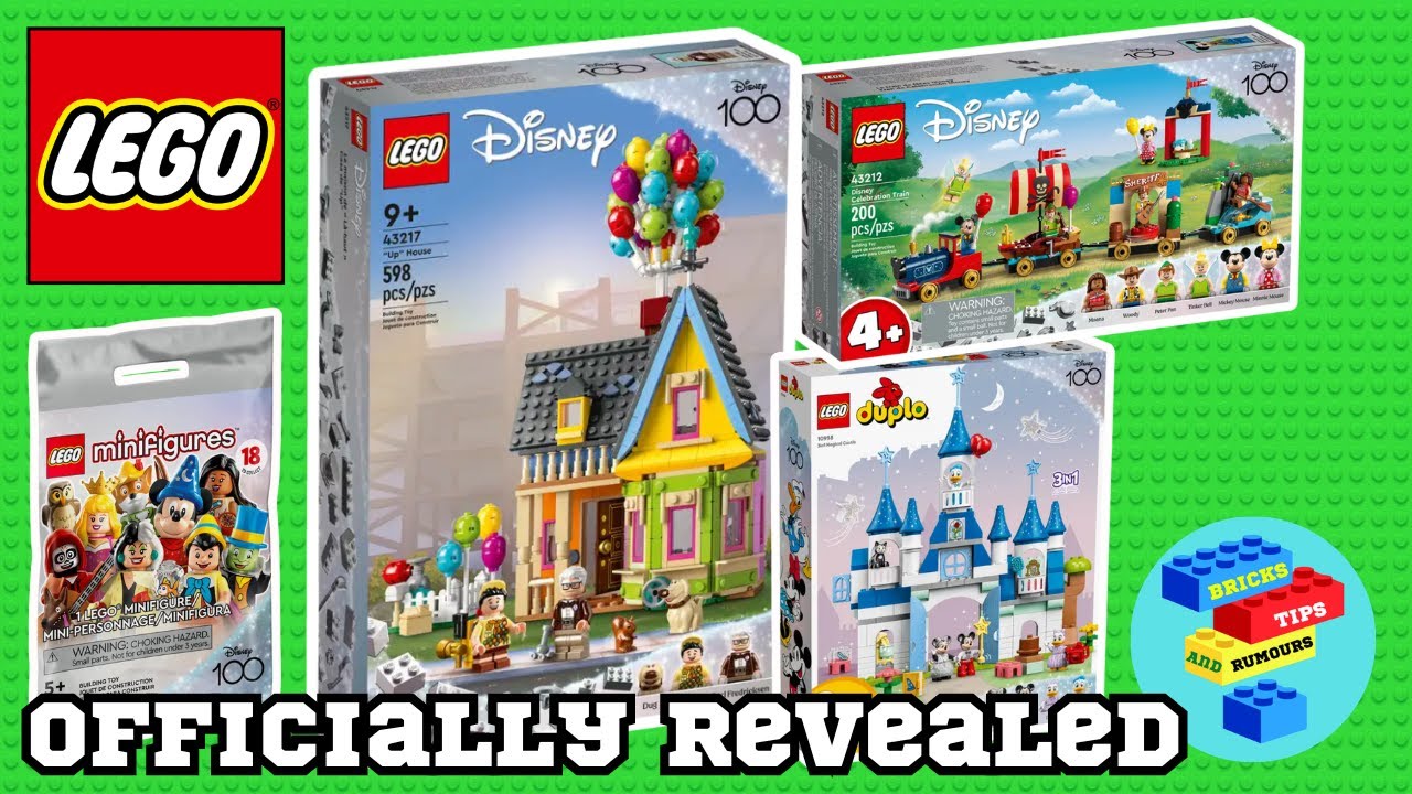 Lego Disney 100th anniversary sets officially revealed - YouTube