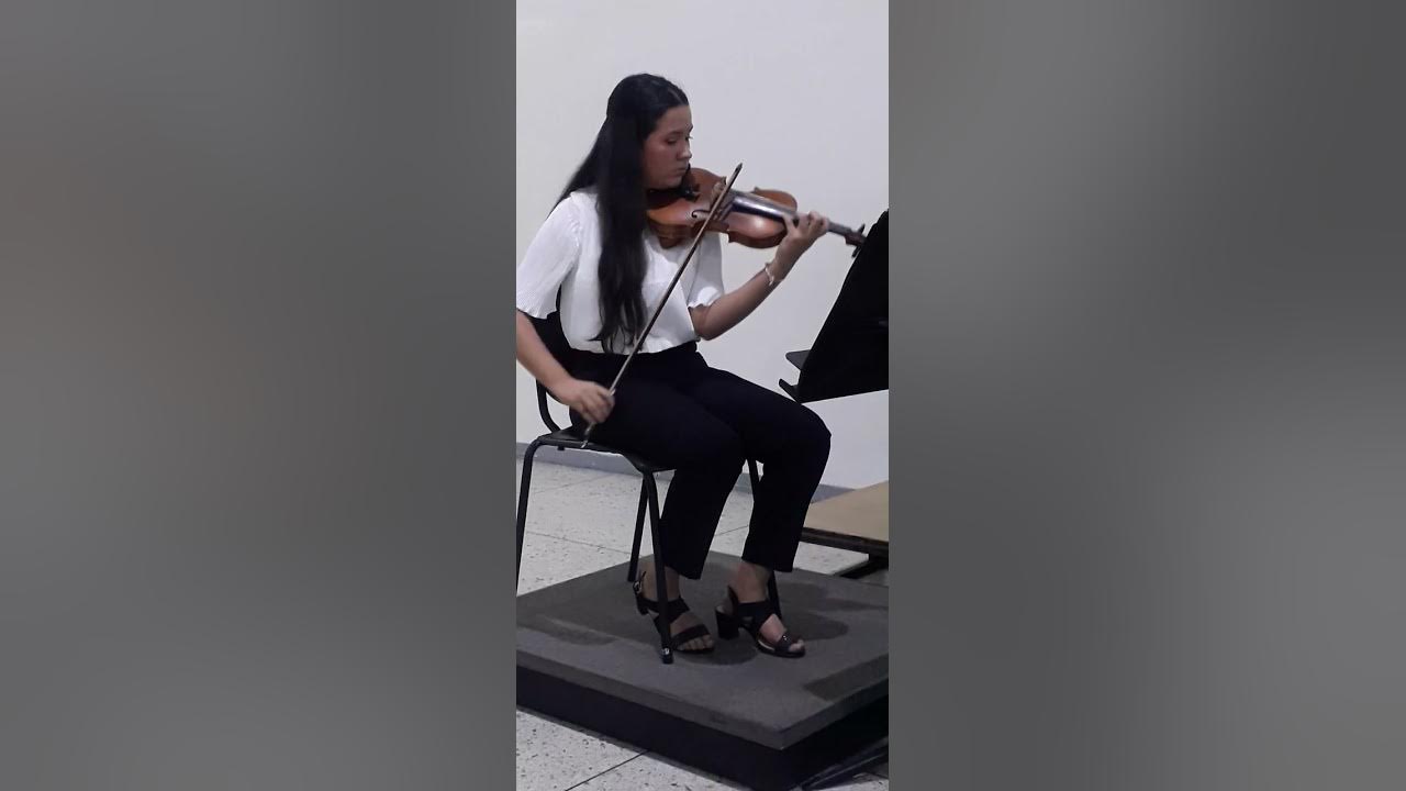 Haydn cuarteto op 2 número 4 y Dvorak cuarteto americano, I violin, Isabella - YouTube