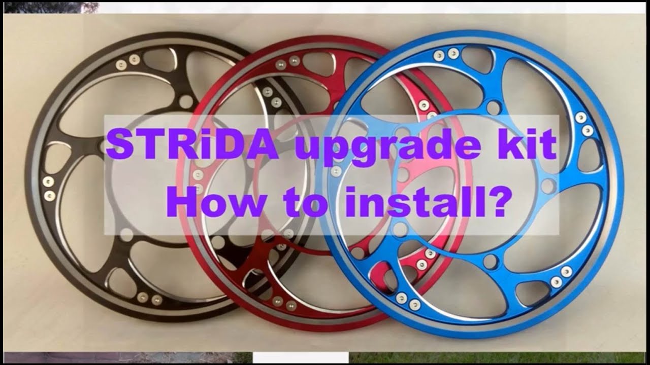 Strida upgrade kit ATS speed drive DIY bike accessory - YouTube