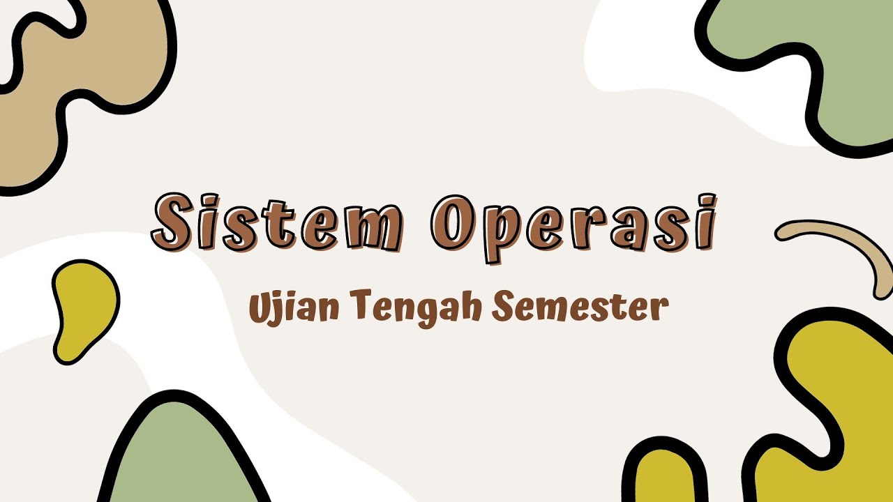 KELOMPOK 4 - UTS SISTEM OPERASI - YouTube