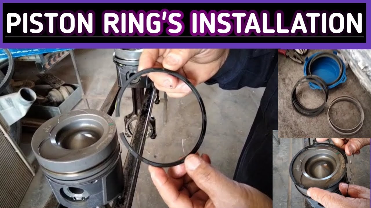 THE PISTON RING'S INSTALLATION 💯🔥 | HOW TO INSTALL PISTON RING'S 🤔 ...