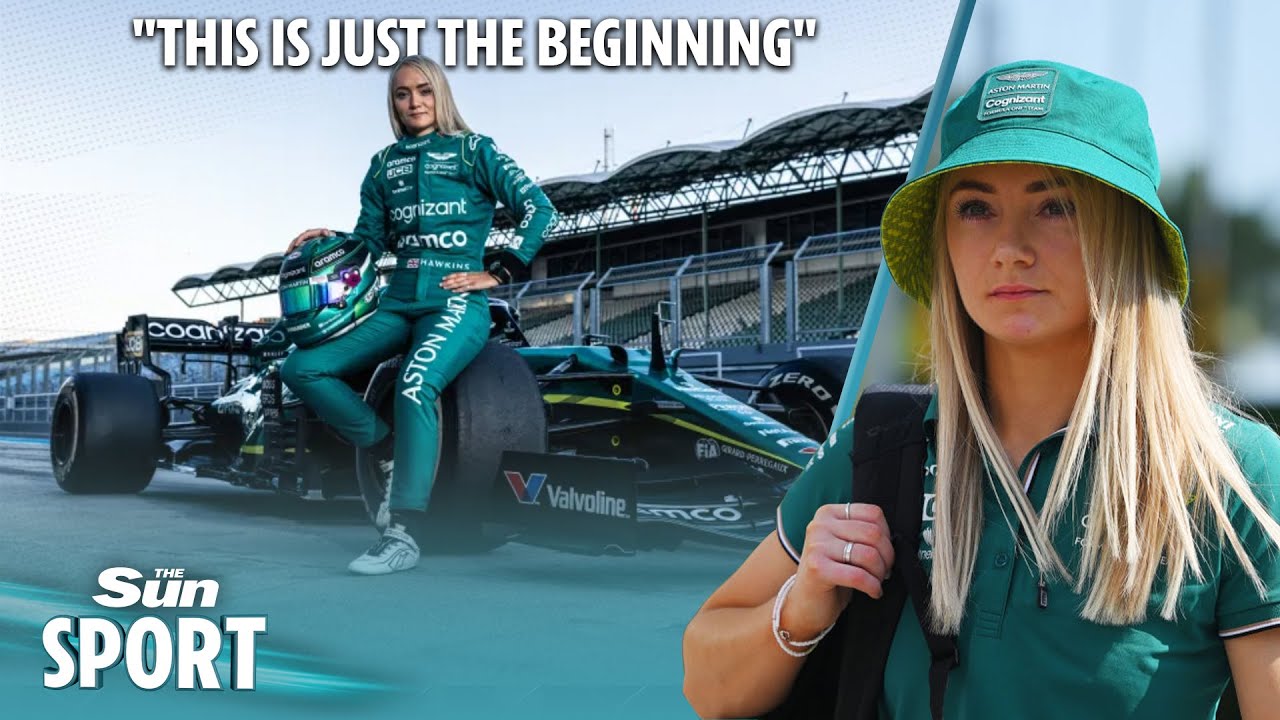 License to thrill: Aston Martin's F1 history maker Jessica Hawkins ...