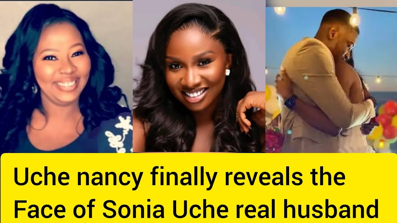 Finally sonia uche reveals the face of her real husband in a secret ...