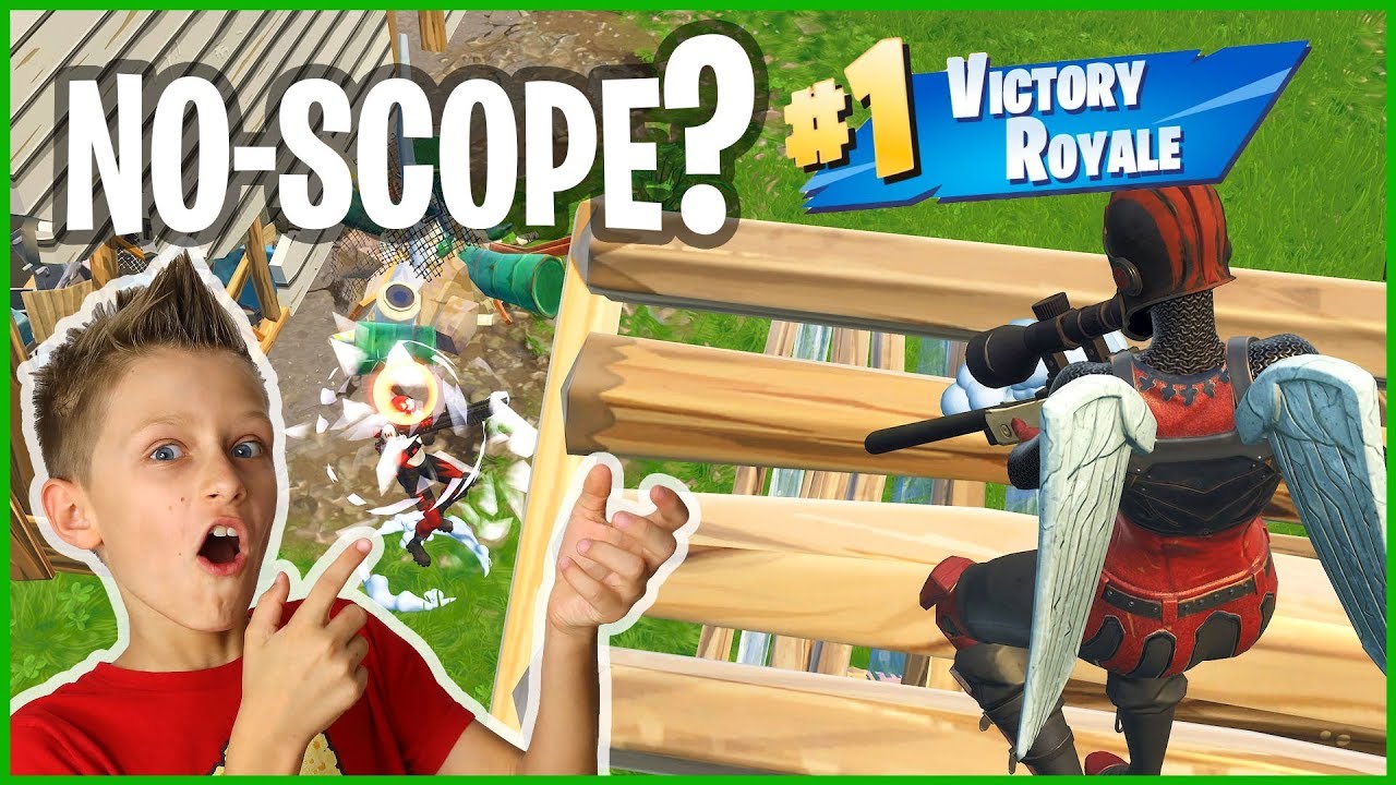 EPIC NO-SCOPE VICTORY ROYALE! - YouTube