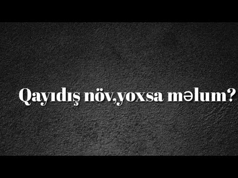 Qayıdış növ məzmunlu sözlər.