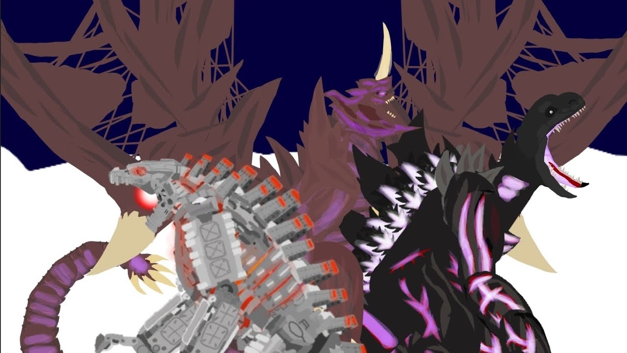 Destoroyah (SLICK) VS Hakaishin godzilla (JimboCC)VSMecha godzilla ...