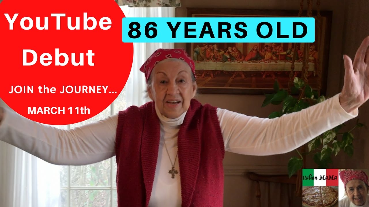 86 year old - Italian MaMa Introduction - YouTube