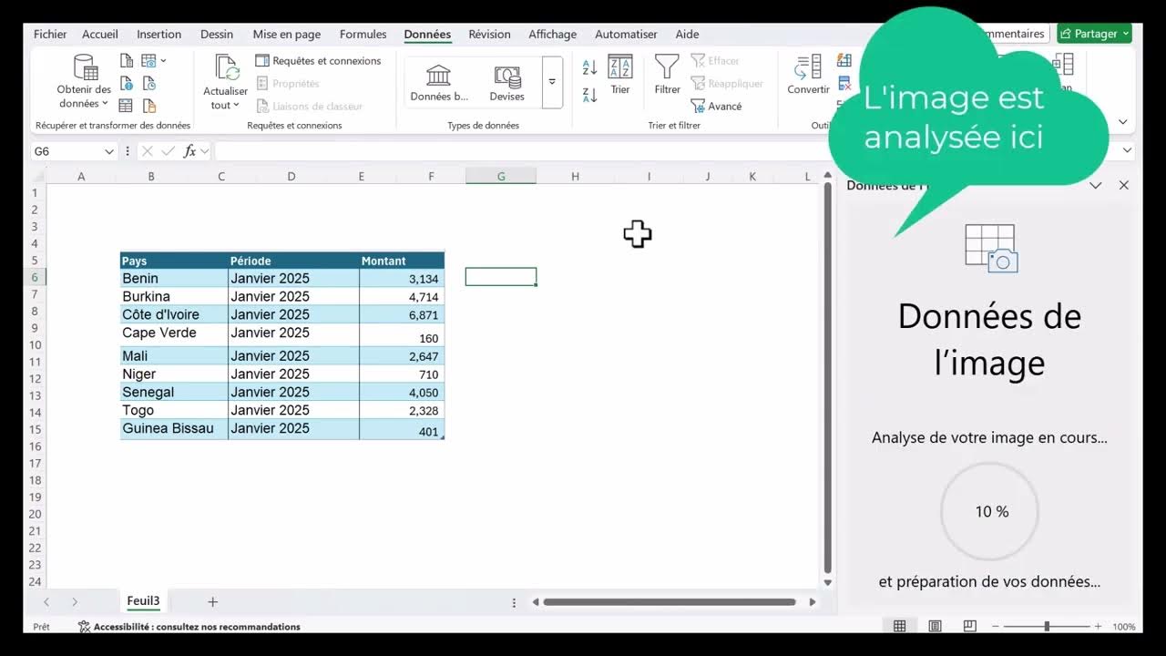 Comment exploiter une image dans excel - YouTube