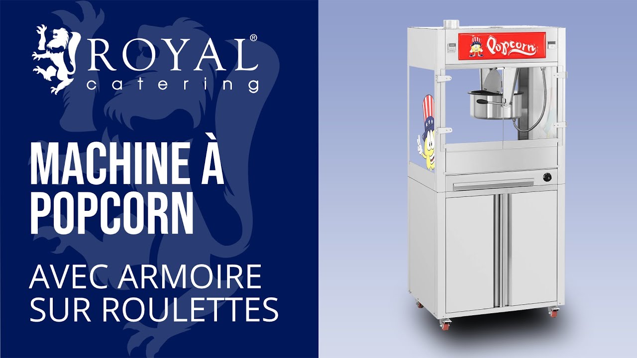 Machine à popcorn Royal Catering RCPS-32BE | Présentation du produit ...