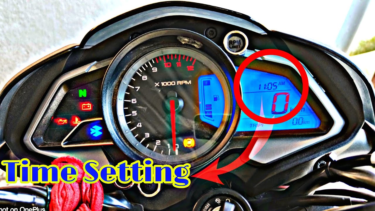 How To Reset Time NS200 Ns160 NS125 RS200 change Time Settings How To Reset Time NS200 Ns160 NS125 RS200 change Time Settings