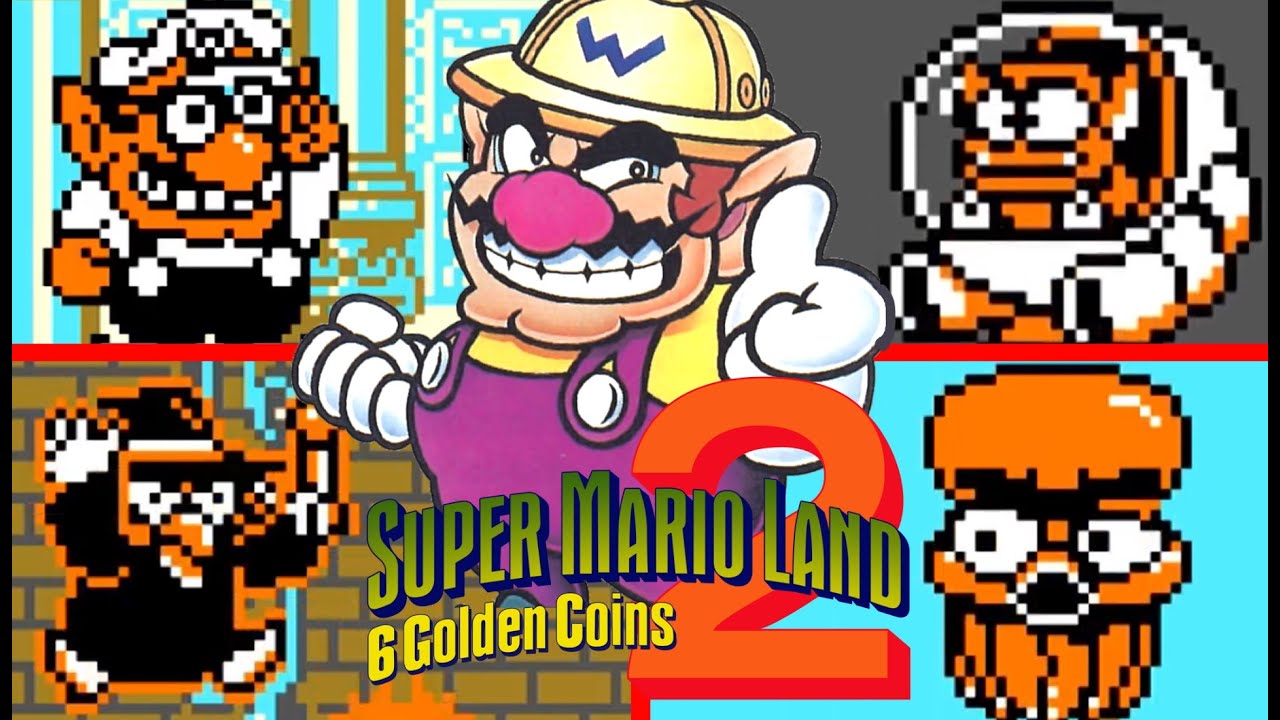 SUPER MARIO LAND 2 - All Bosses - YouTube