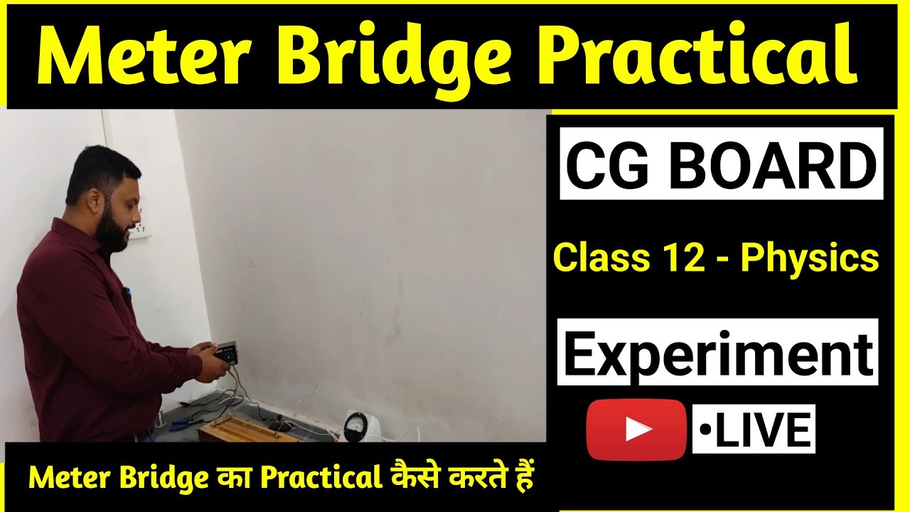 Meter Bridge: Resistance of a wire | Class 12 Experiment - YouTube