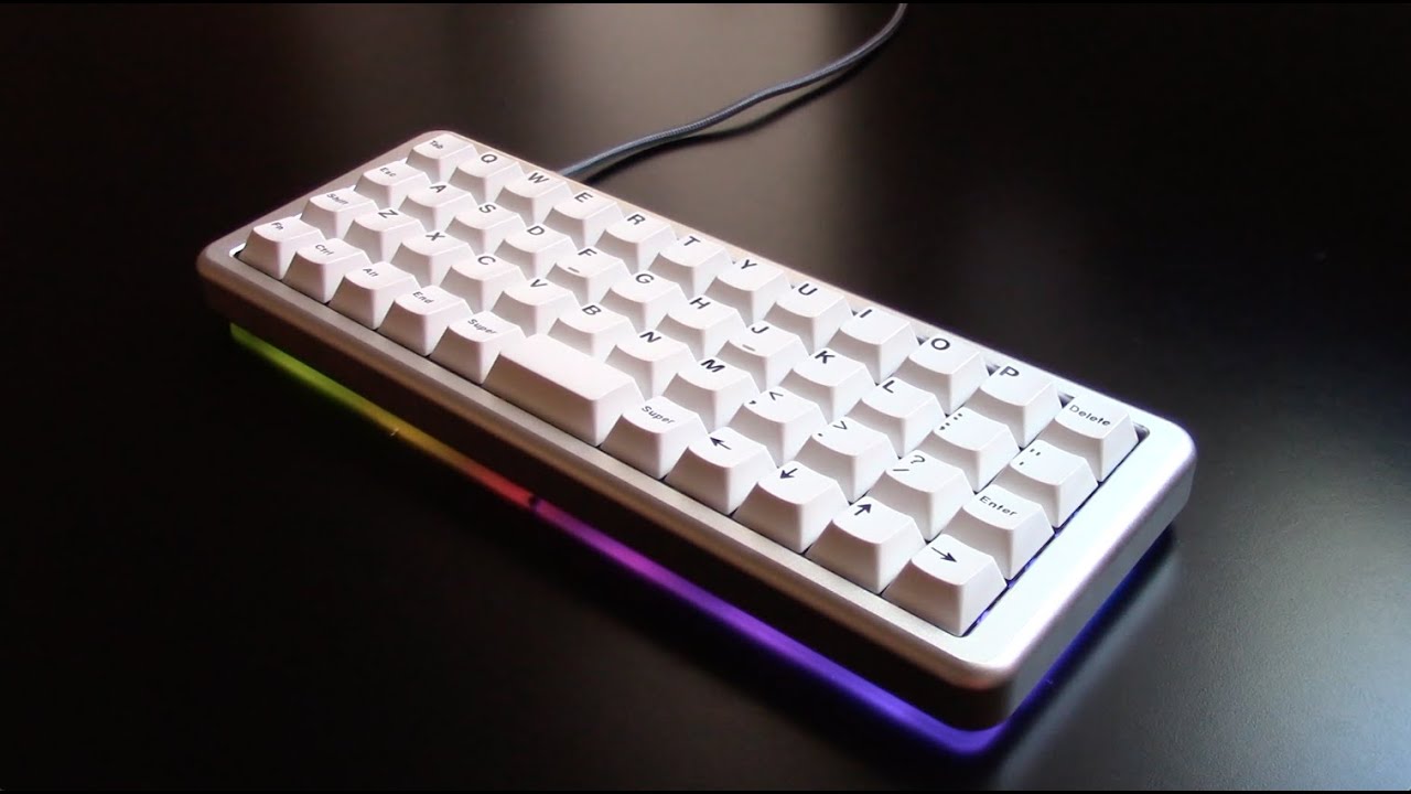 Mechmini 2 with Holy Pandas Typing Sounds - YouTube