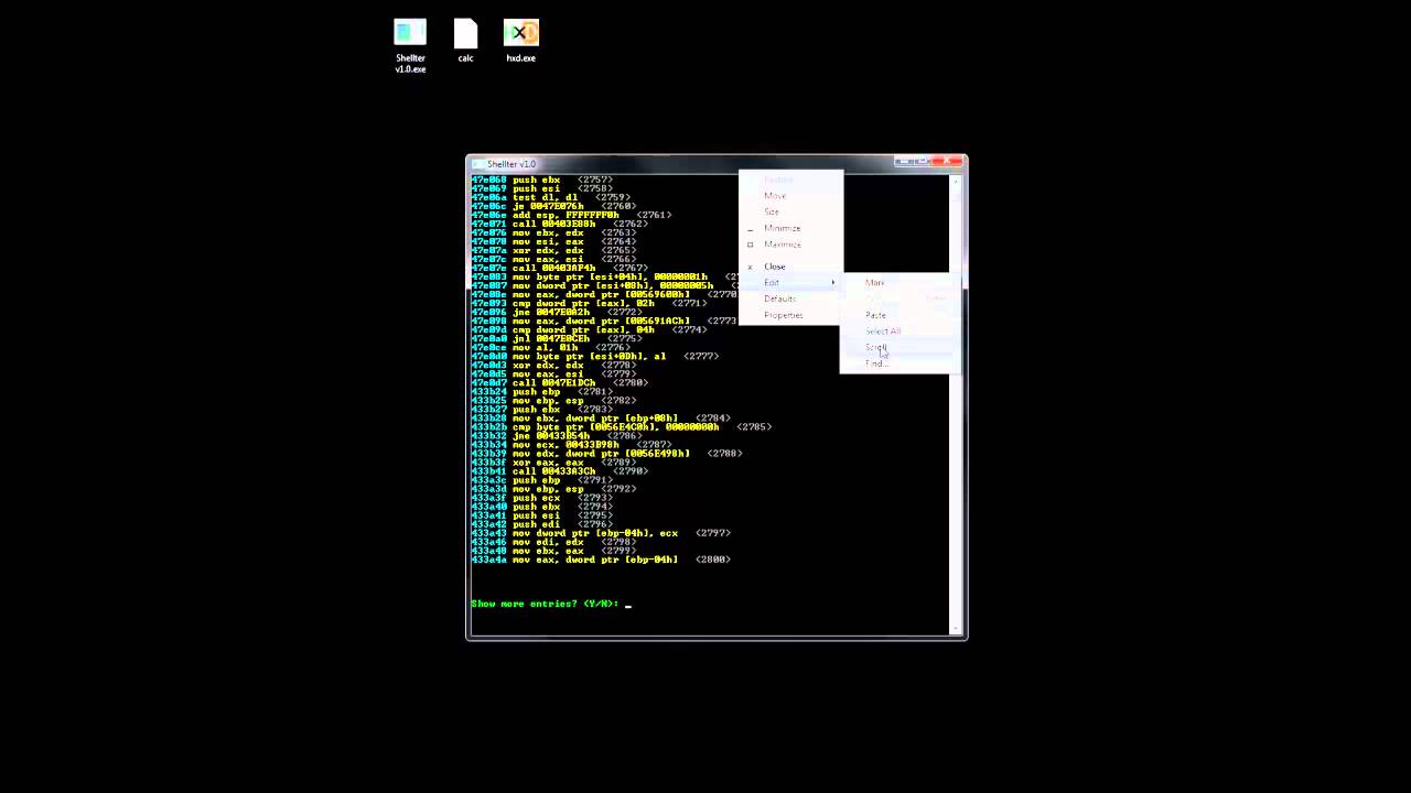 Shellter V10 Basic Shellcode Injection Youtube 9195