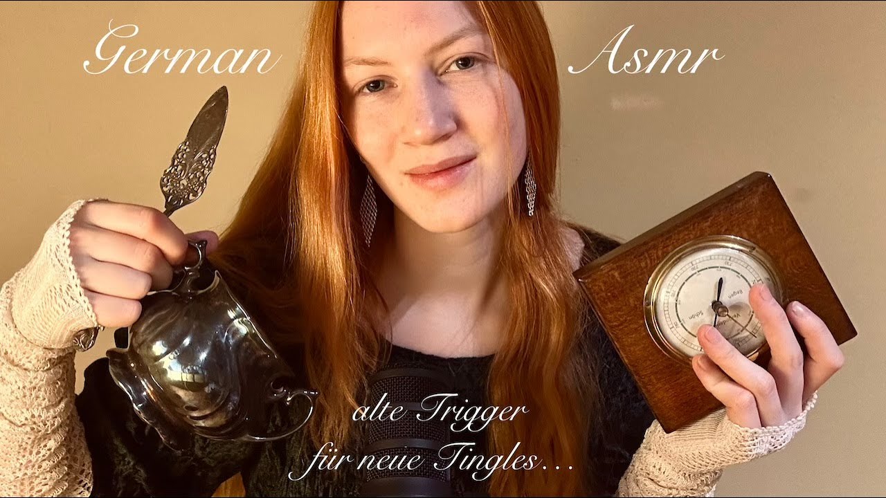 German ASMR 🤍 historische Trigger für brandneue Tingles - YouTube