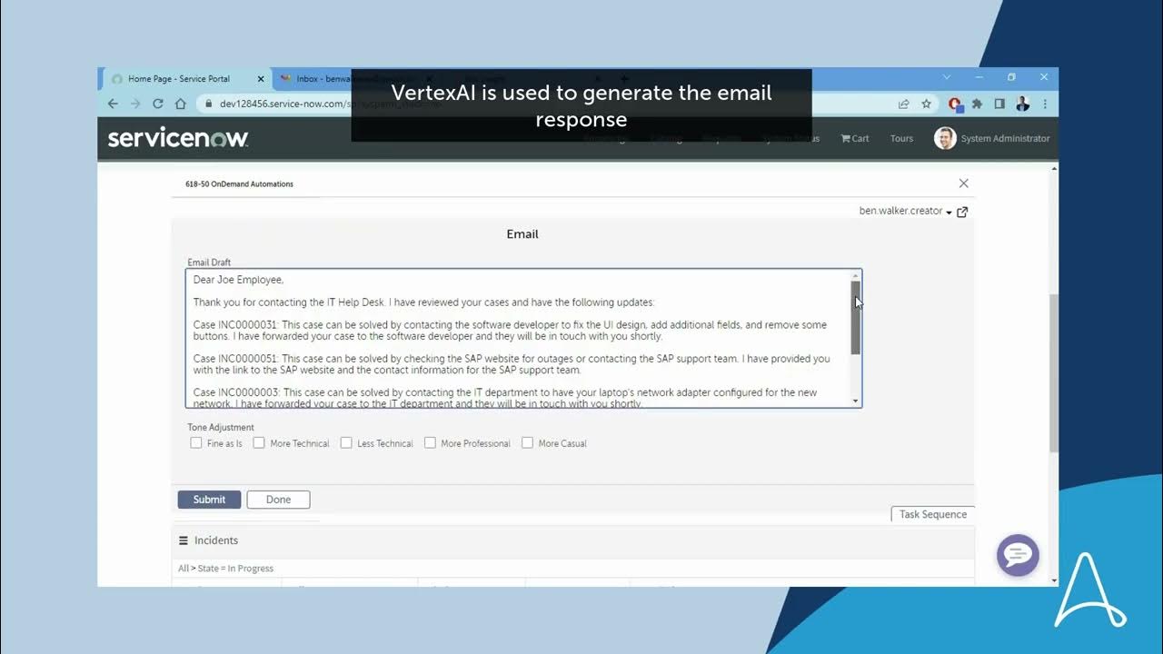 Using Automation Co-Pilot and Gen AI to accelerate service ticket ...
