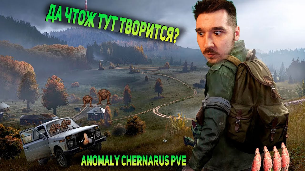 Dayz, anomaly chernarus pve, да чтож тут происходит? - YouTube