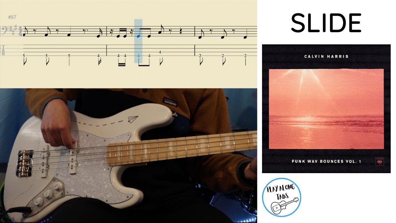Calvin Harris: Slide ft. Frank Ocean, Migos - Bass Cover with Bass Tab ...