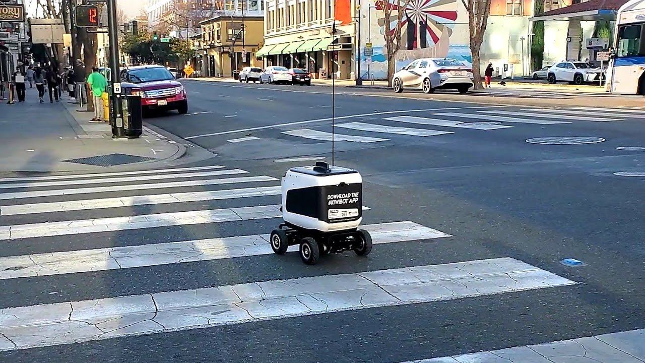 Carrito ROBOT REPARTIDOR DE COMIDA La Nueva Tecnología Moderna En La ...