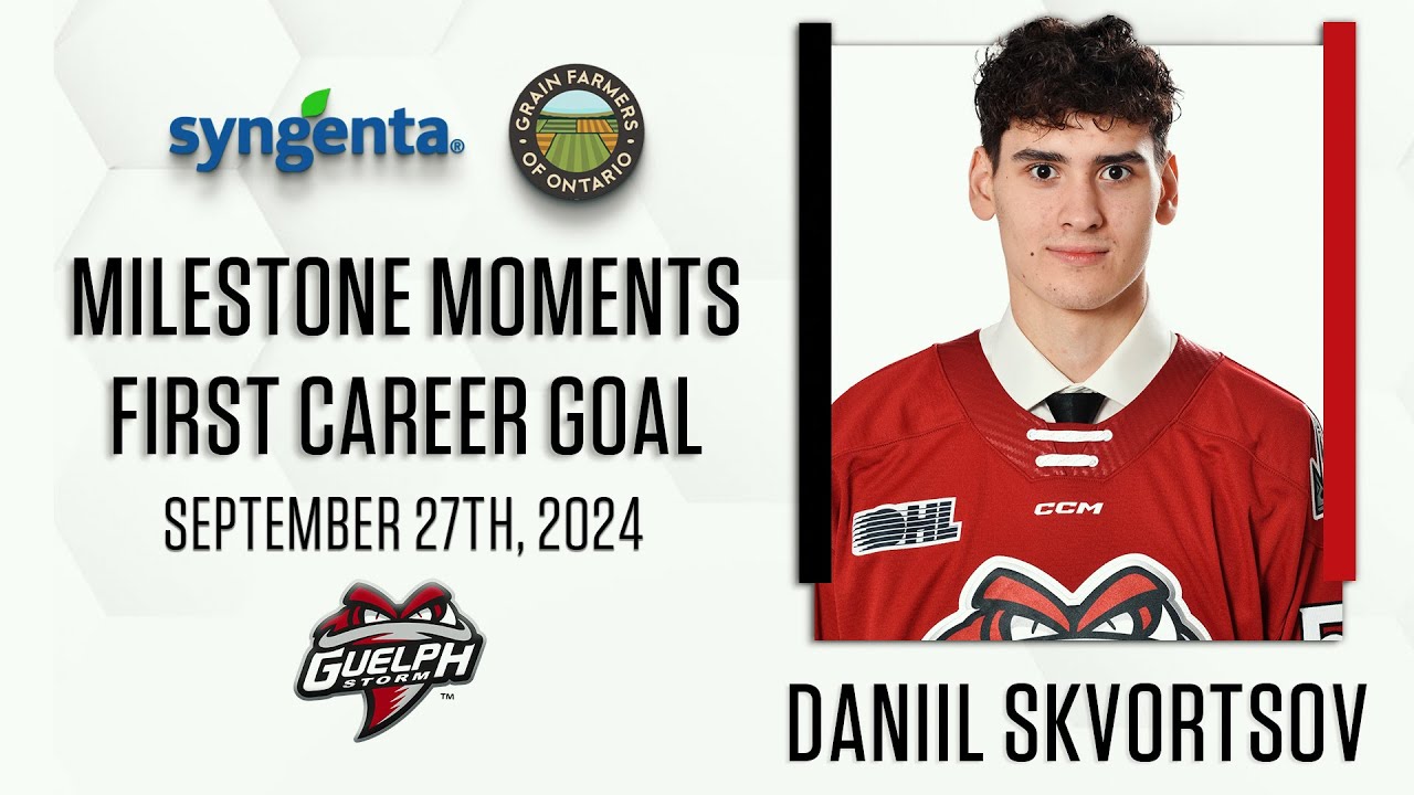 OHL Milestones | Daniil Skvortsov | First Career Goal - YouTube