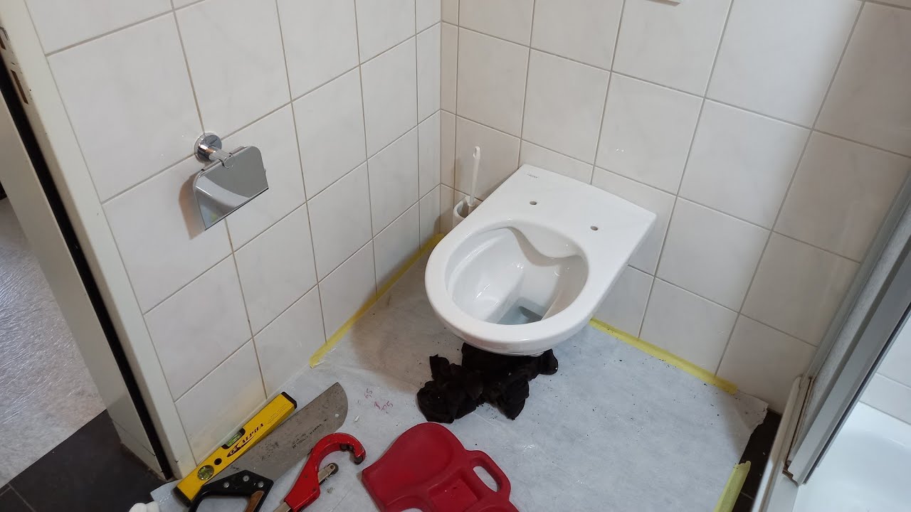 Wie eine Toilette selber auswechseln - YouTube