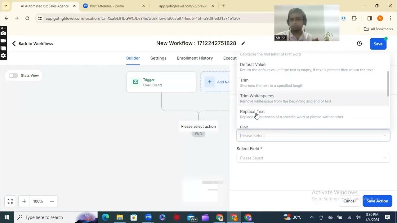 How to Use the Text Formatter Workflow Action in Ghl? - YouTube