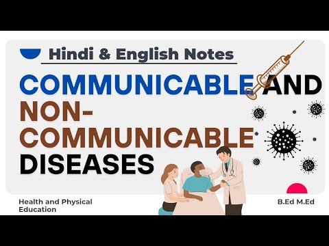 Communicable & Non-Communicable Diseases | B.Ed 4th Sem | Health ...