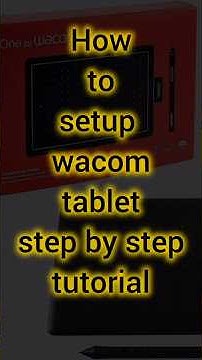 how to setup wacom pen tablet | wacom pen tablet installation#shorts# ...