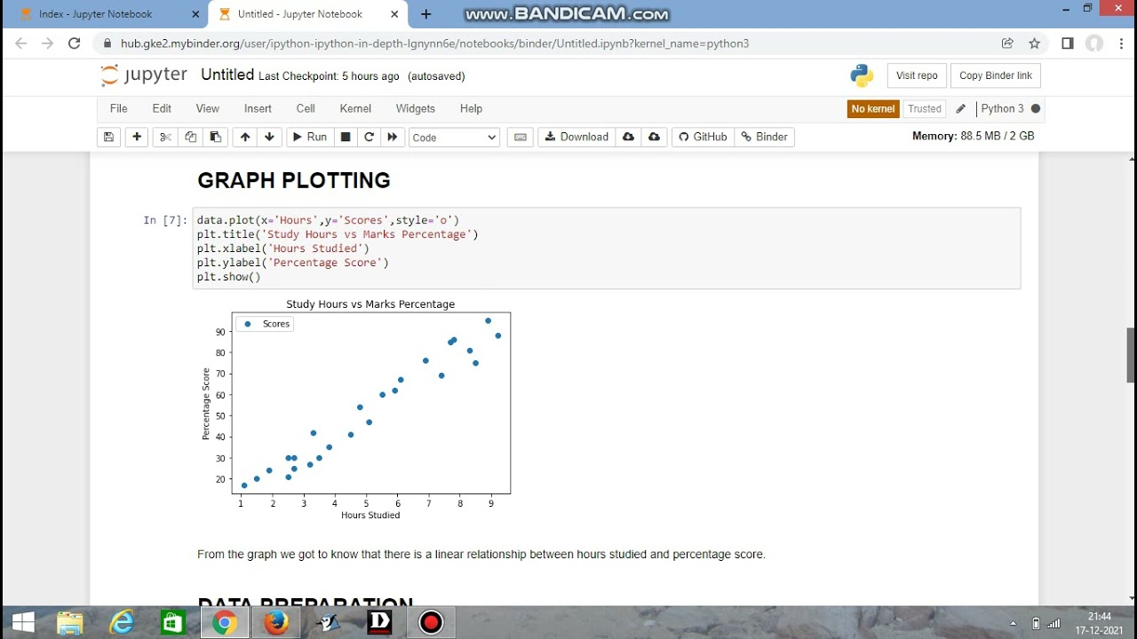 Prediction using Supervised Machine Learning - YouTube