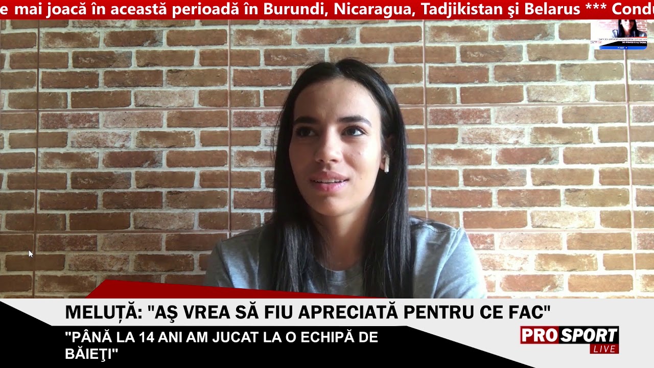 Teo Meluta: "Pana la 14 ani am jucat la o echipa de fotbal de baieti ...
