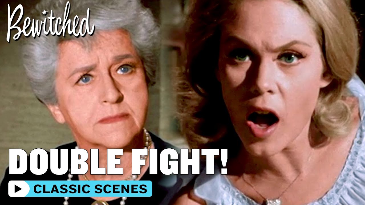 Bewitched | Double Fight At The Stephens' House | Classic TV Rewind ...