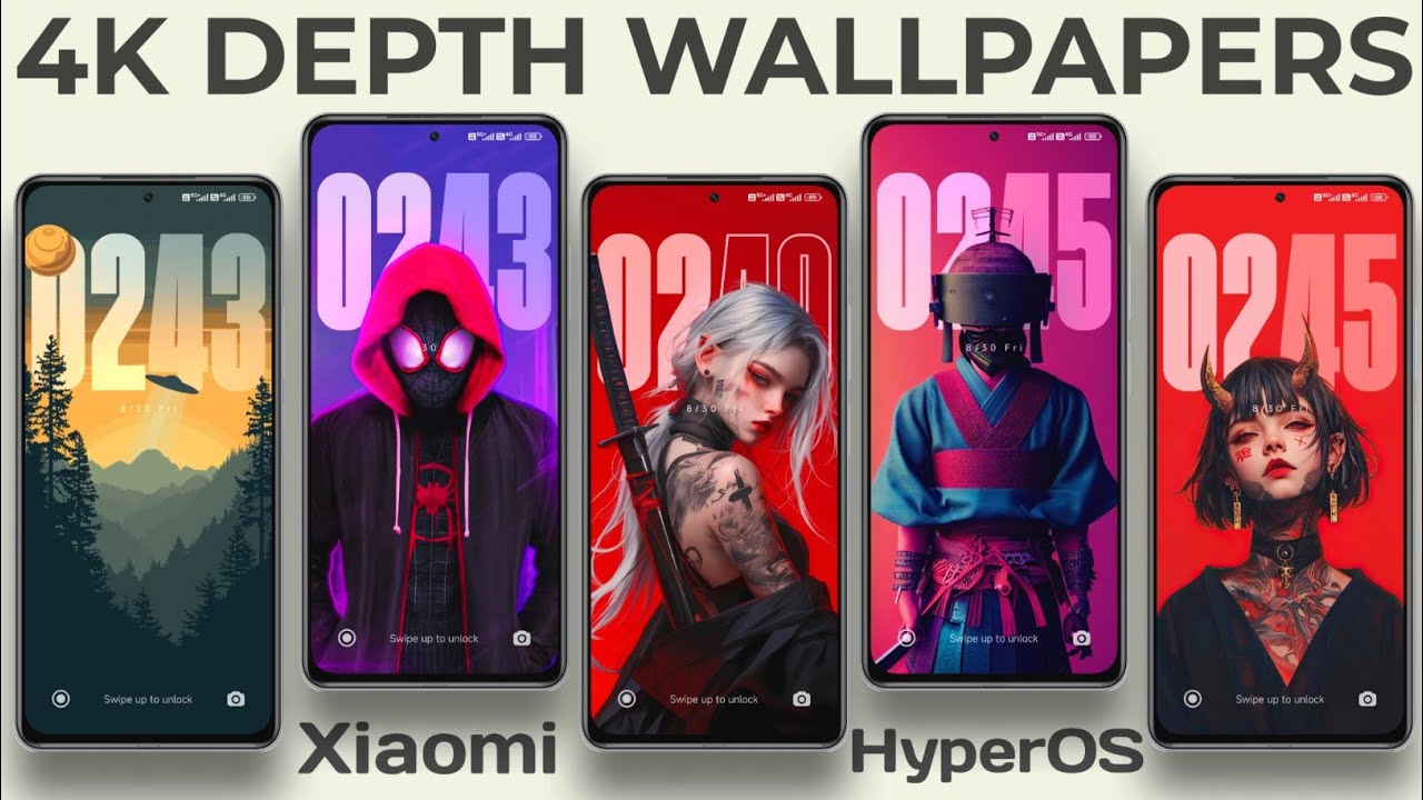 Download & Apply 50+ Depth Wallpapers for Xiaomi HyperOS Devices 🚀 4K Quality - YouTube