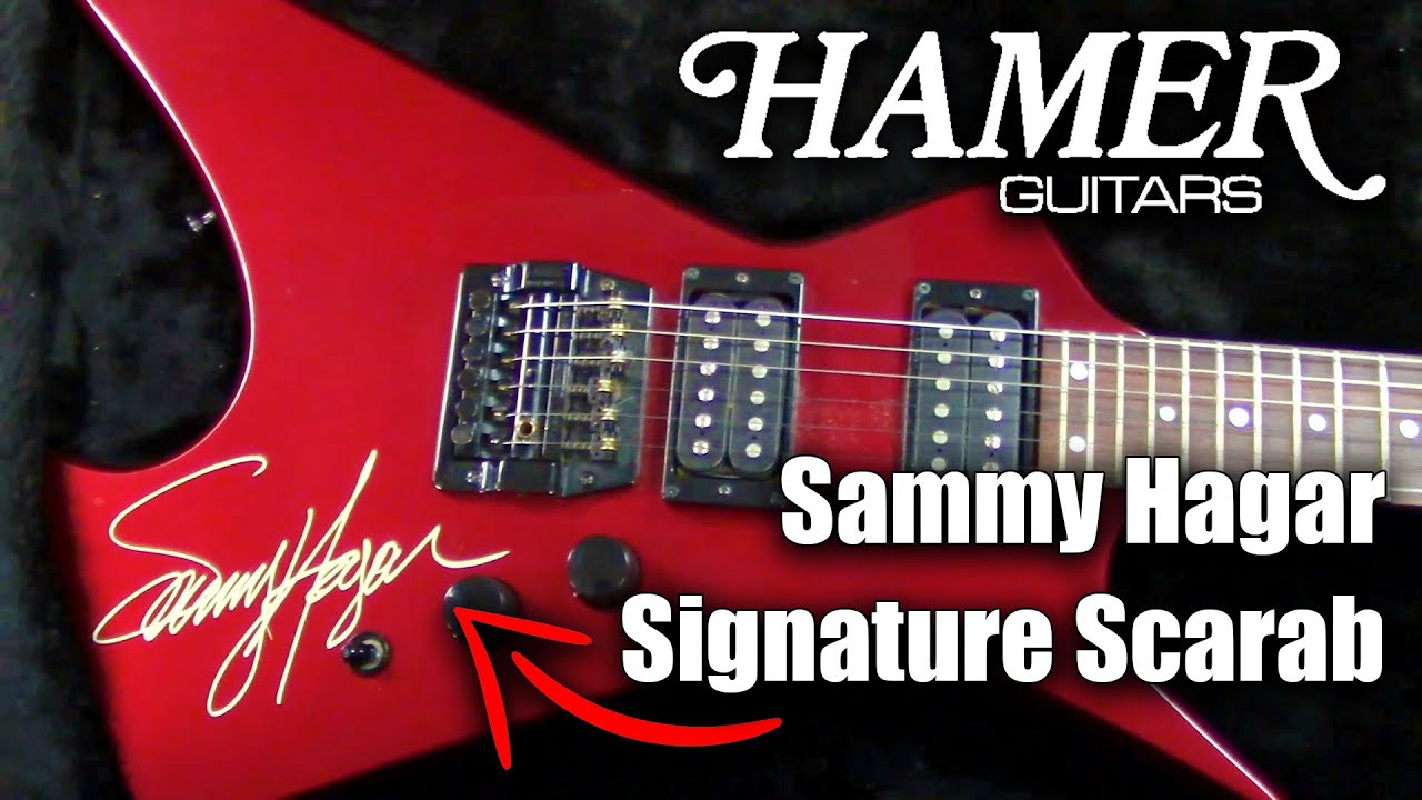 Hamer Sammy Hagar, Signature Scarab! - YouTube