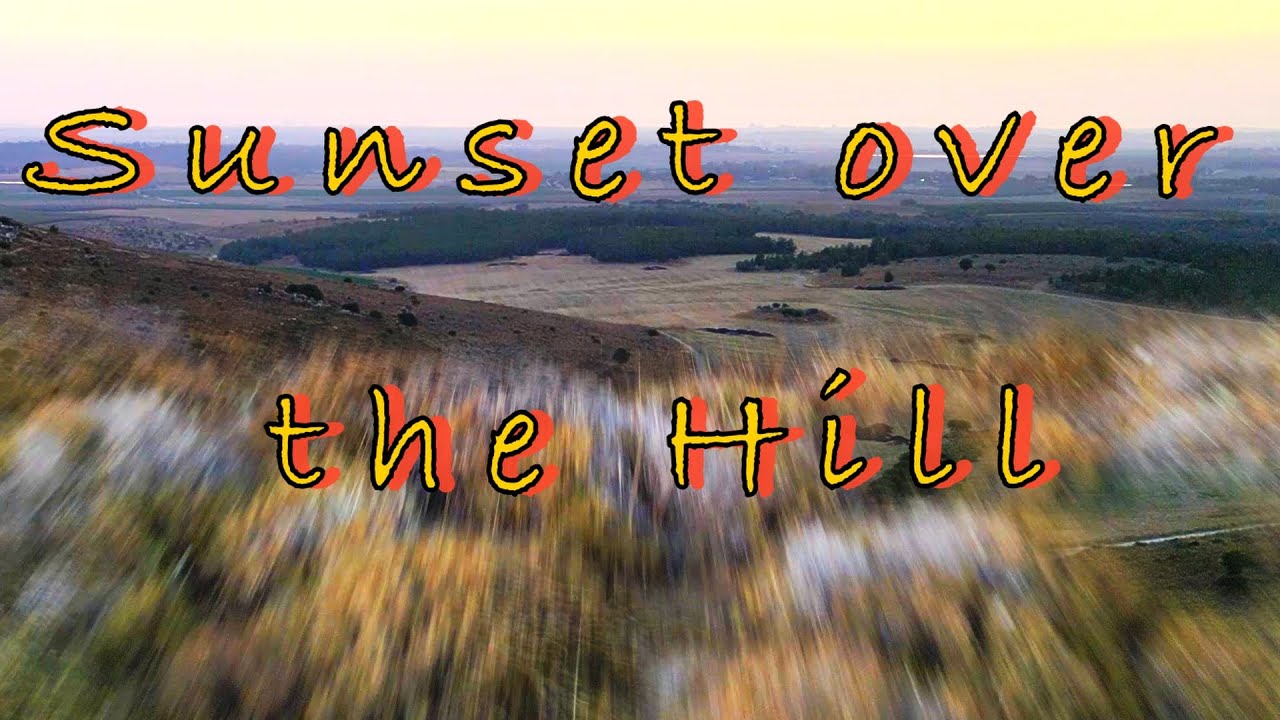 Sunset over the Hill | 4k cinematic drone footage - YouTube