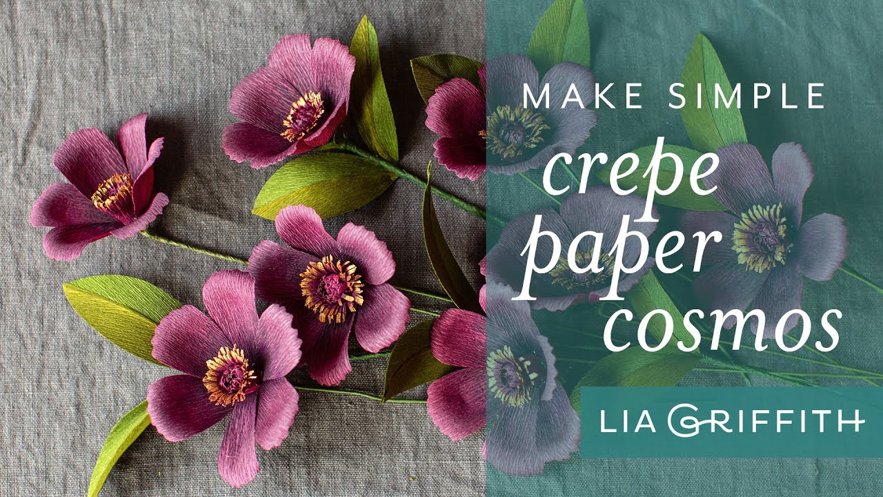 How to Make a Chocolate Cosmos Flower - YouTube